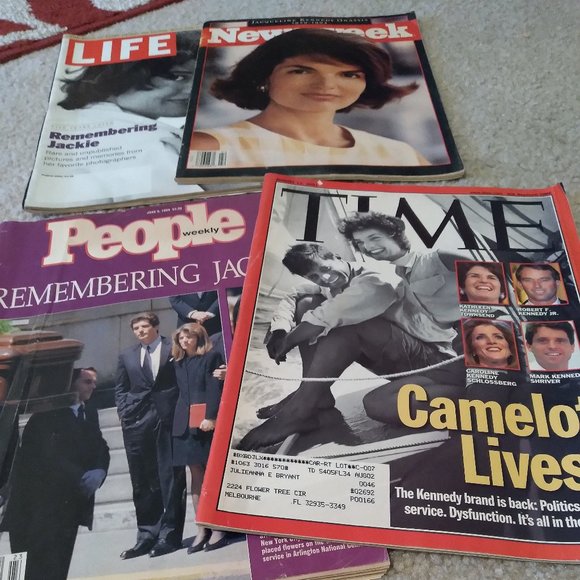 Vintage Magazines | Other | Jacqueline Kennedy Onassis In Magazines ...